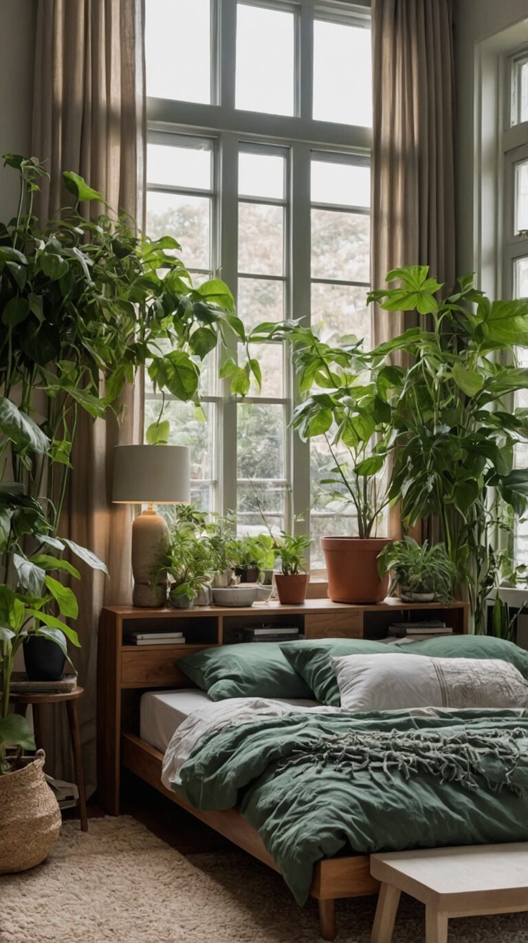 32+ Stunning Earthy Bedroom Ideas - Feeling Homely