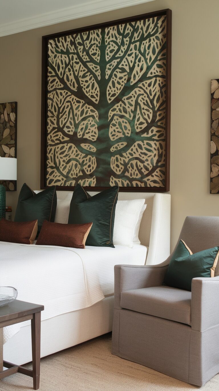 32+ Stunning Earthy Bedroom Ideas - Feeling Homely